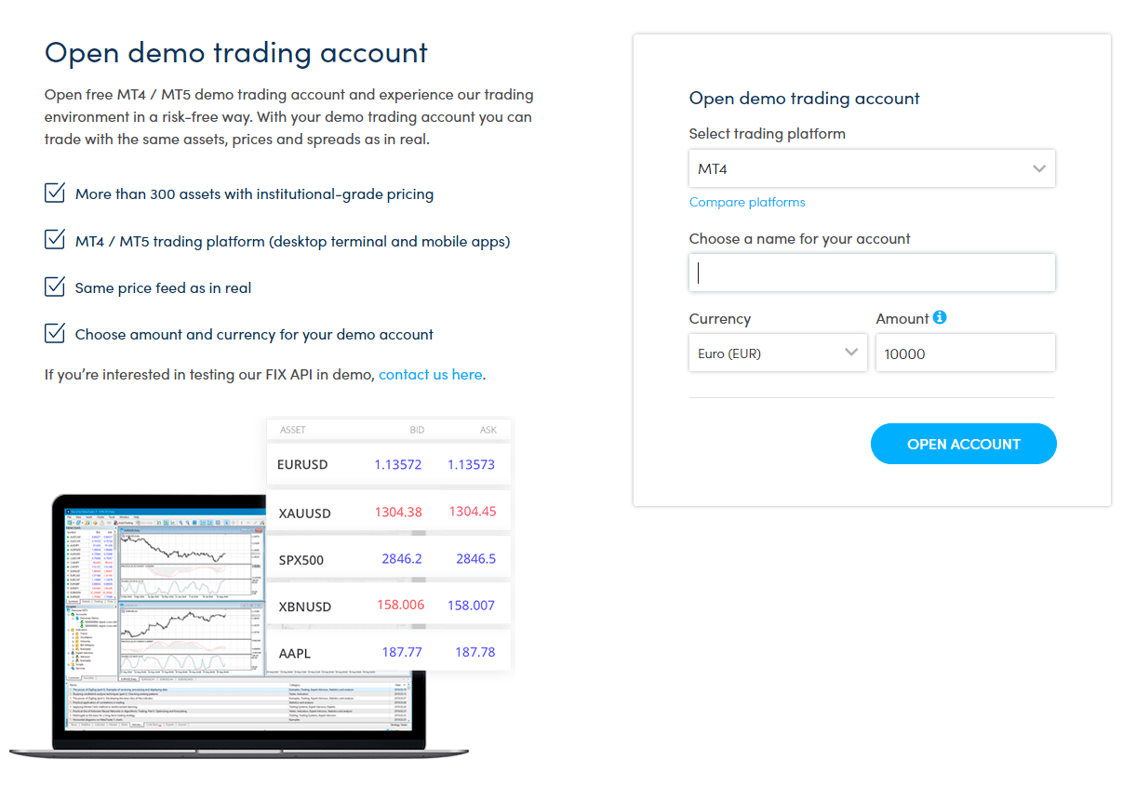 Comment ouvrir et utiliser des comptes de trading démo